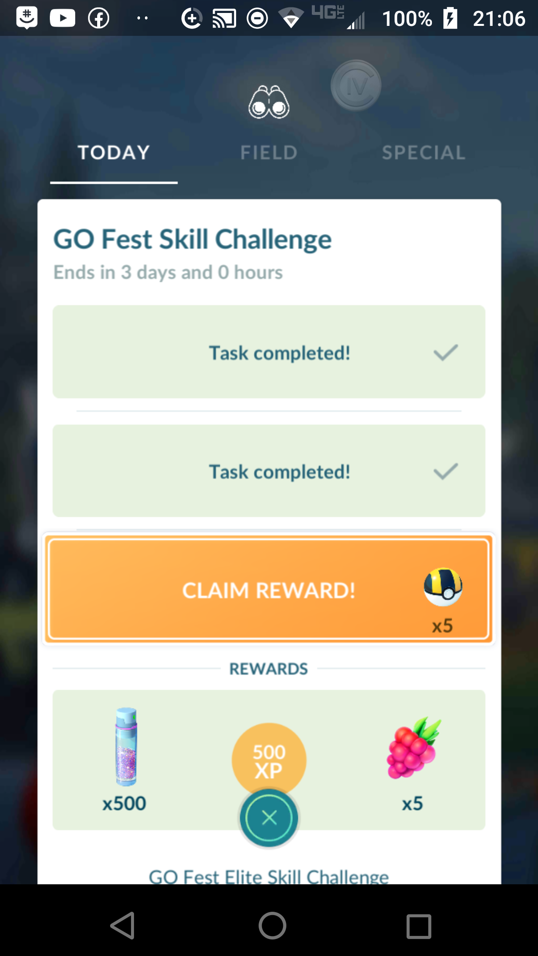 I Finished the Go Fest Elite Skill Challenge – Moose’s Pokemon Go Blog